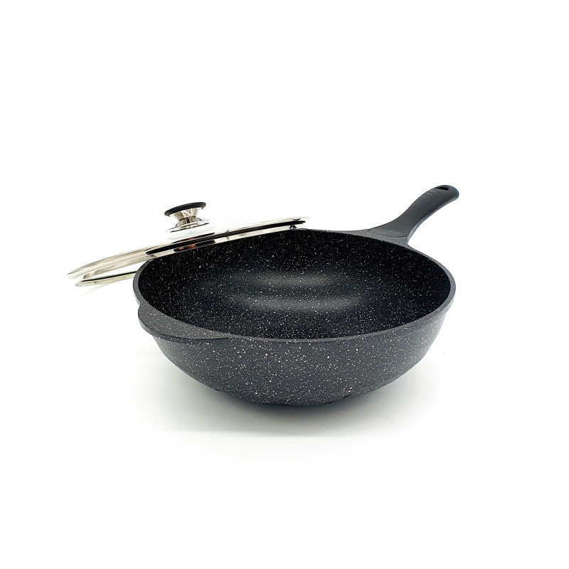 Poêle 32cm / Wok 32cm Espace Cuisine Professionnel