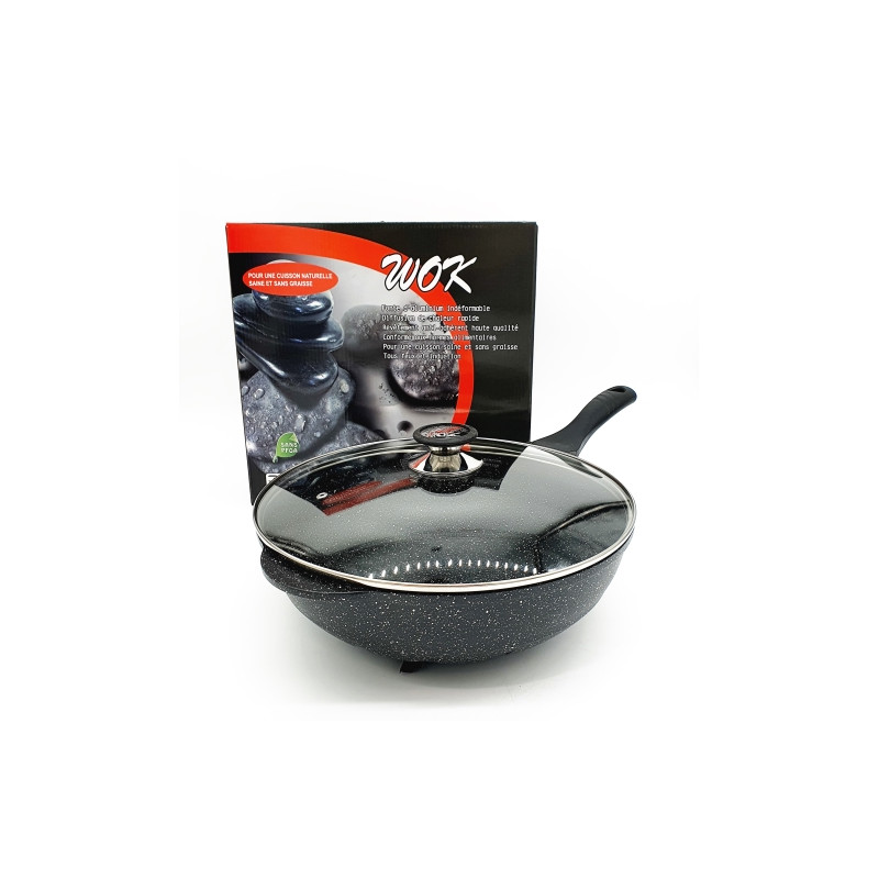 Poêle 32cm / Wok 32cm Espace Cuisine Professionnel